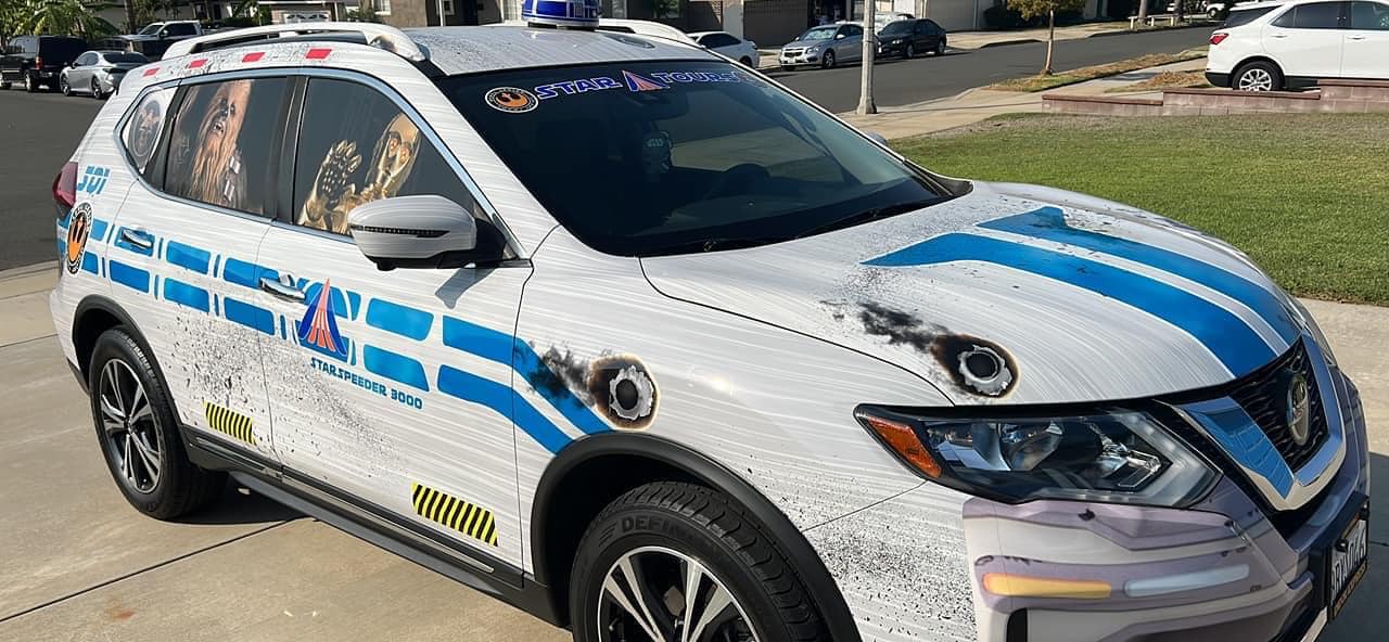 Star Tours Fan Converts Car Into Starspeeder 3000 : EndorExpress