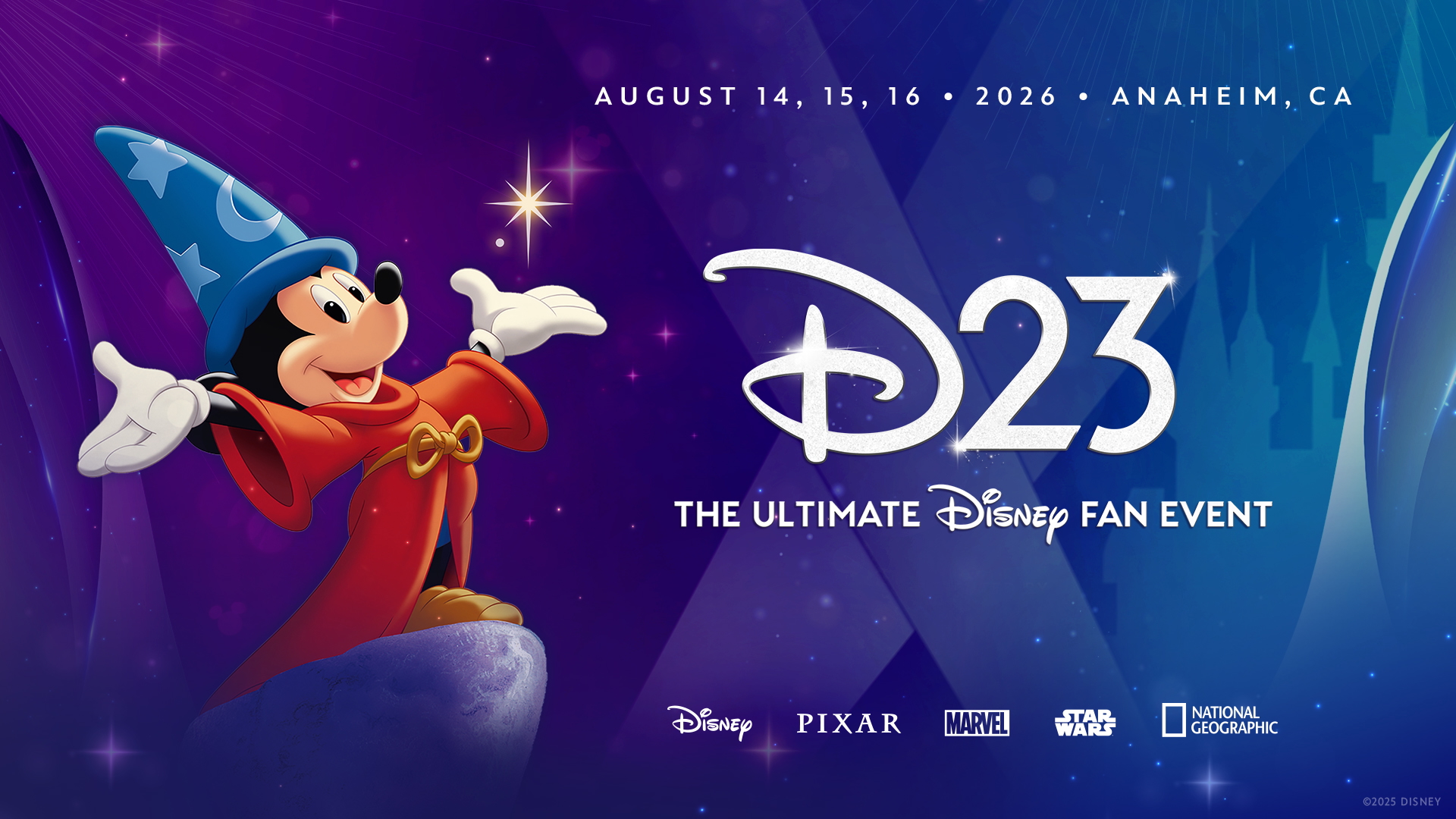 Dates Announced for D23: Ultimate Fan Event 2026 : EndorExpress