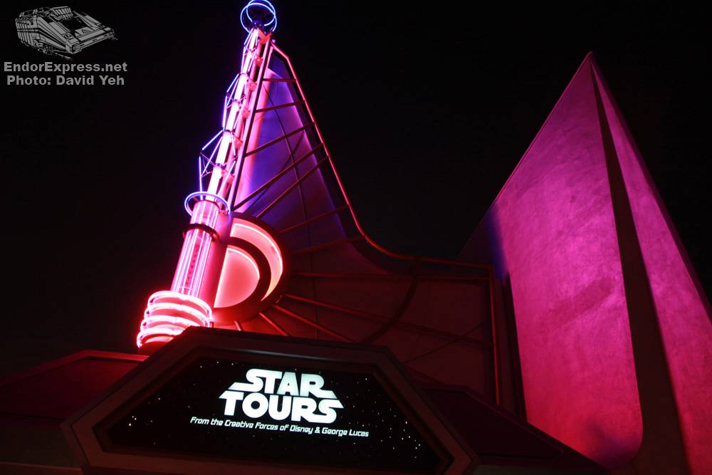 Star Tours Temporary Signage : EndorExpress